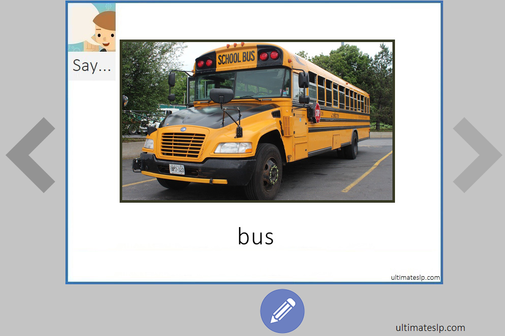 Speech Therapy Picture Cards