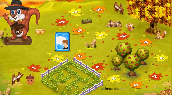 Squirrel Autumn Board Game with All Card Decks - Ultimate SLP