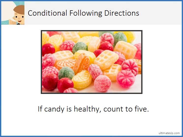 Conditional Following Directions Cards - Ultimate SLP
