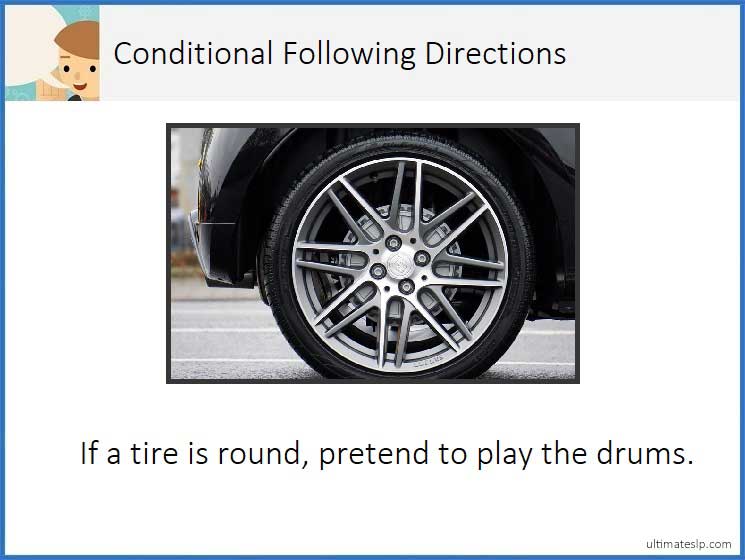 Conditional Following Directions Cards - Ultimate SLP