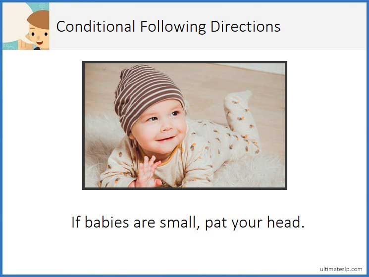 Conditional Following Directions Cards - Ultimate SLP