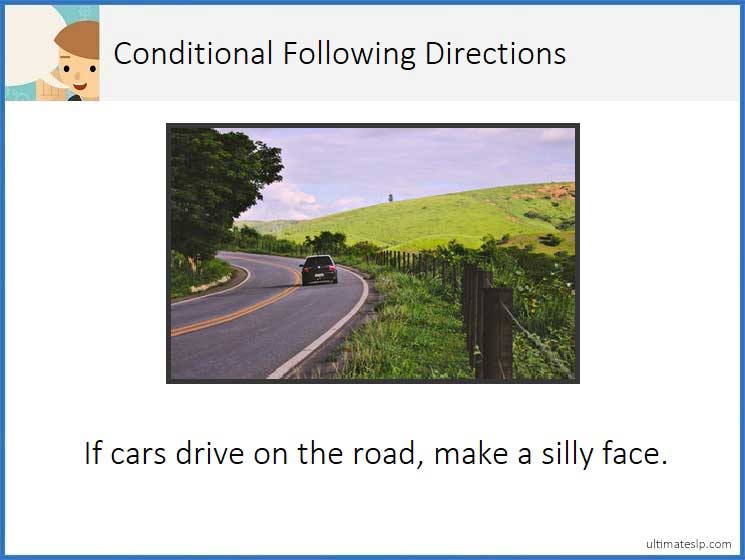 Conditional Following Directions Cards - Ultimate SLP