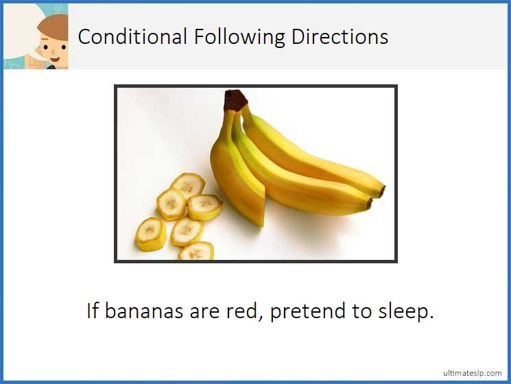 Conditional Following Directions Cards - Ultimate SLP