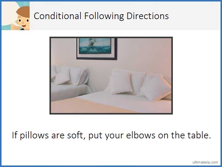 Conditional Following Directions Cards - Ultimate SLP