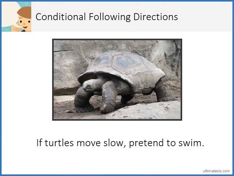 Conditional Following Directions Cards - Ultimate SLP