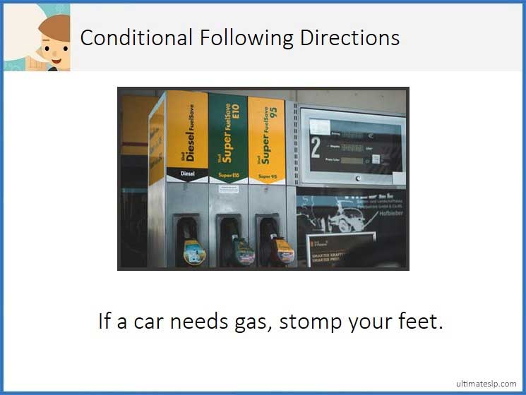 Conditional Following Directions Cards - Ultimate SLP