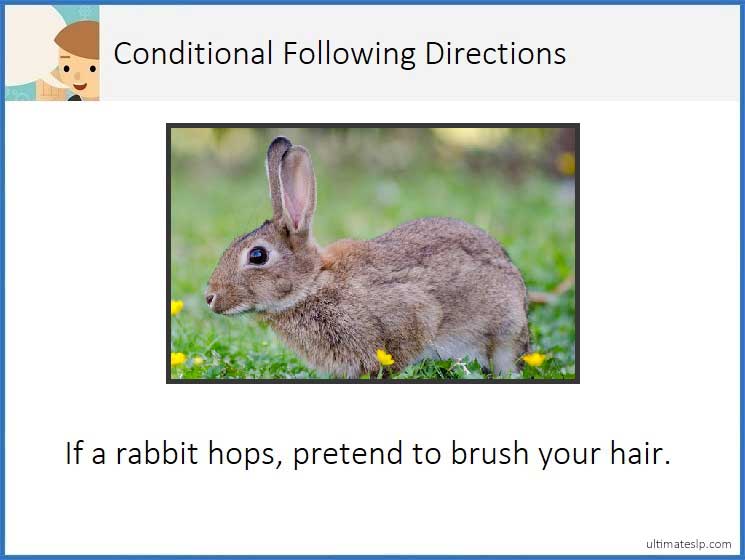Conditional Following Directions Cards - Ultimate SLP