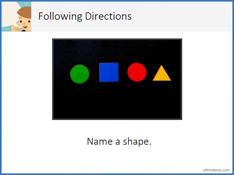 Following 1 Step Directions Cards - Ultimate SLP