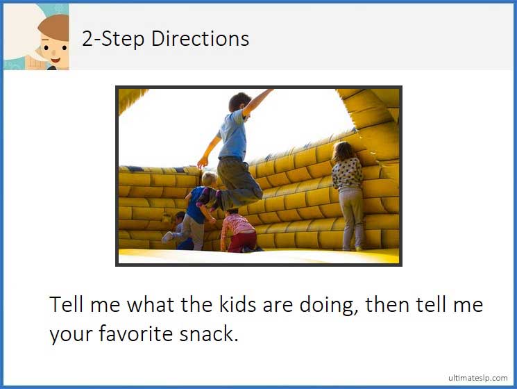 Following 2 Step Directions Cards - Ultimate SLP