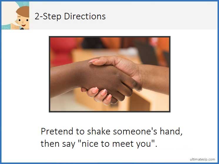 Following 2 Step Directions Cards - Ultimate SLP