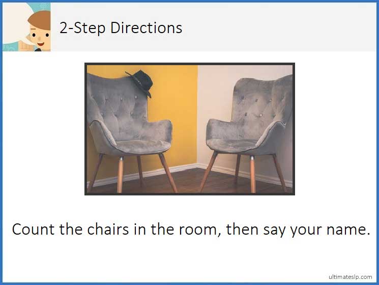 Following 2 Step Directions Cards - Ultimate SLP