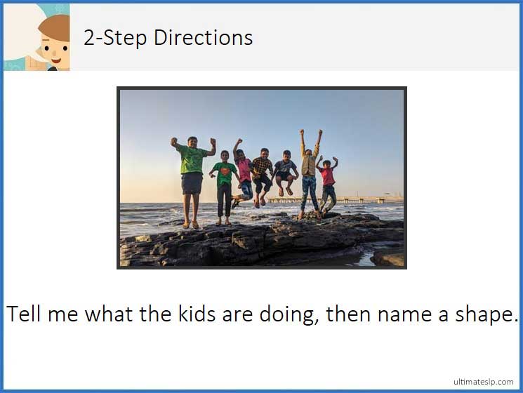 Following 2 Step Directions Cards - Ultimate SLP