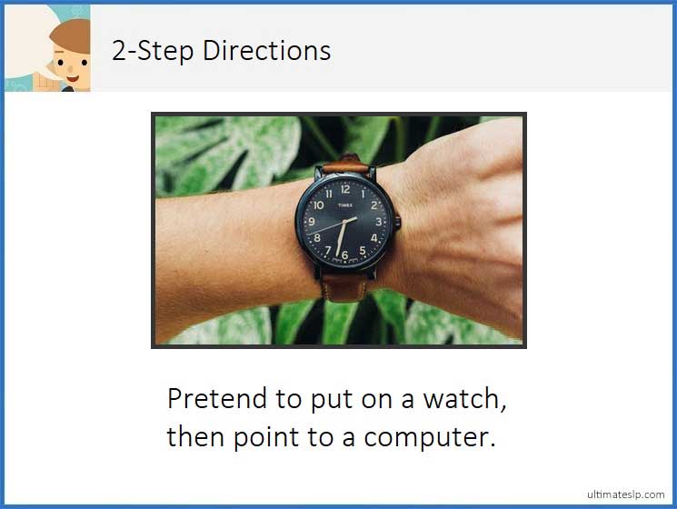 Following 2 Step Directions Cards - Ultimate SLP