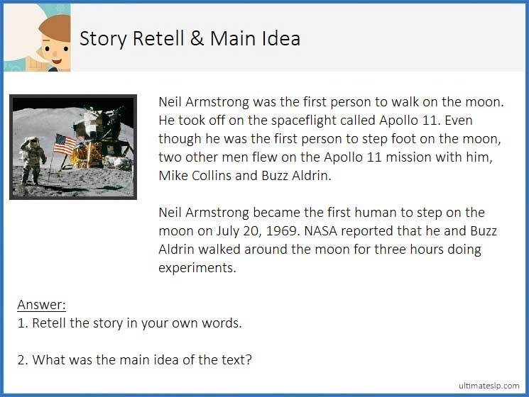 Short Stories Level 2 Cards - Ultimate SLP