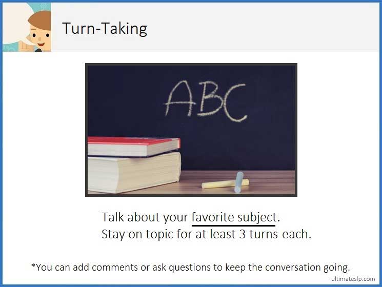 Conversational Turn-Taking Cards - Ultimate SLP