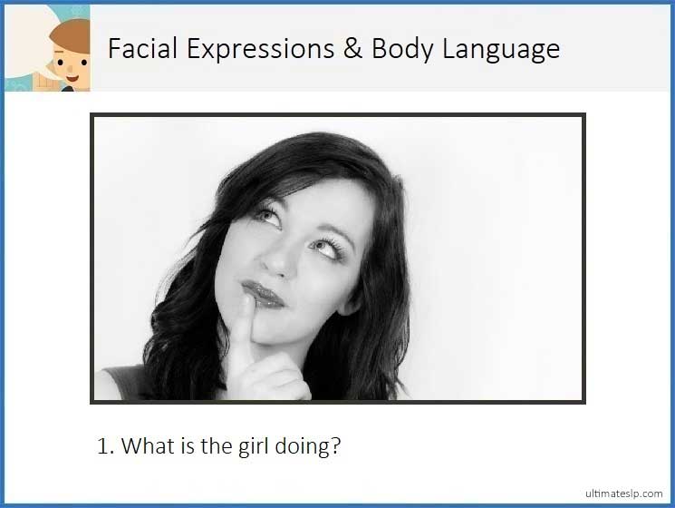 Interpreting Facial Expressions and Body Language Cards - Ultimate SLP