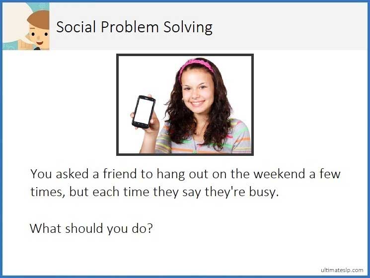 Social Problem Solving Cards - Ultimate SLP