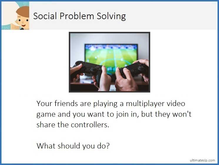 Social Problem Solving Cards - Ultimate SLP