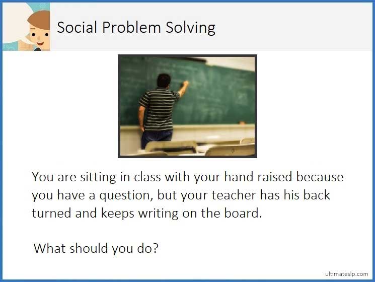 Social Problem Solving Cards - Ultimate SLP
