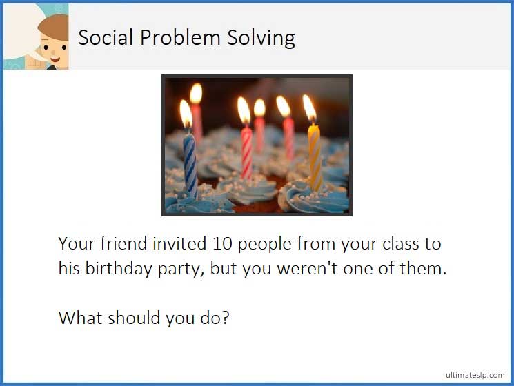 Social Problem Solving Cards - Ultimate SLP