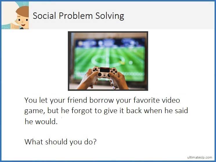 Social Problem Solving Cards - Ultimate SLP