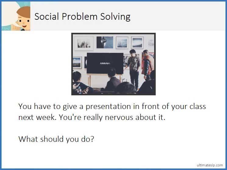 Social Problem Solving Cards - Ultimate SLP