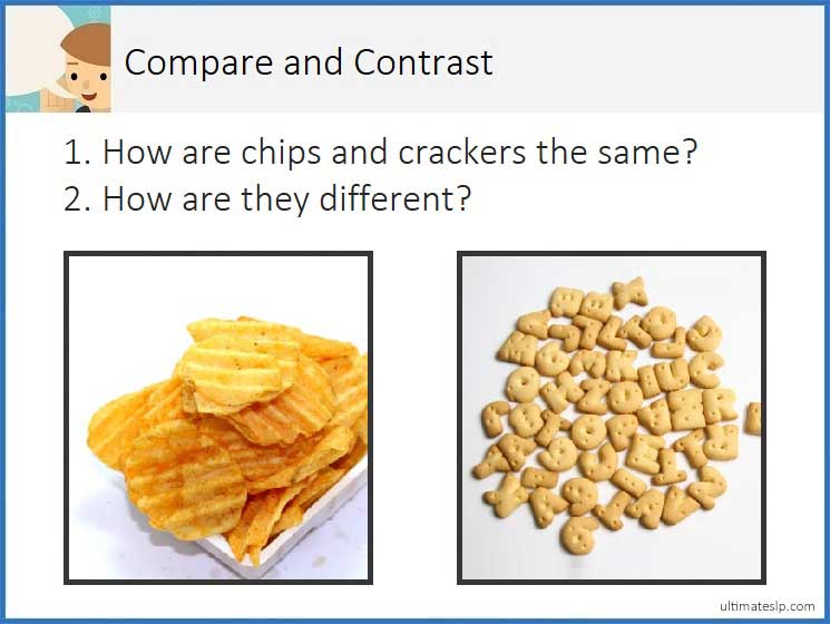 Compare and Contrast Cards - Ultimate SLP